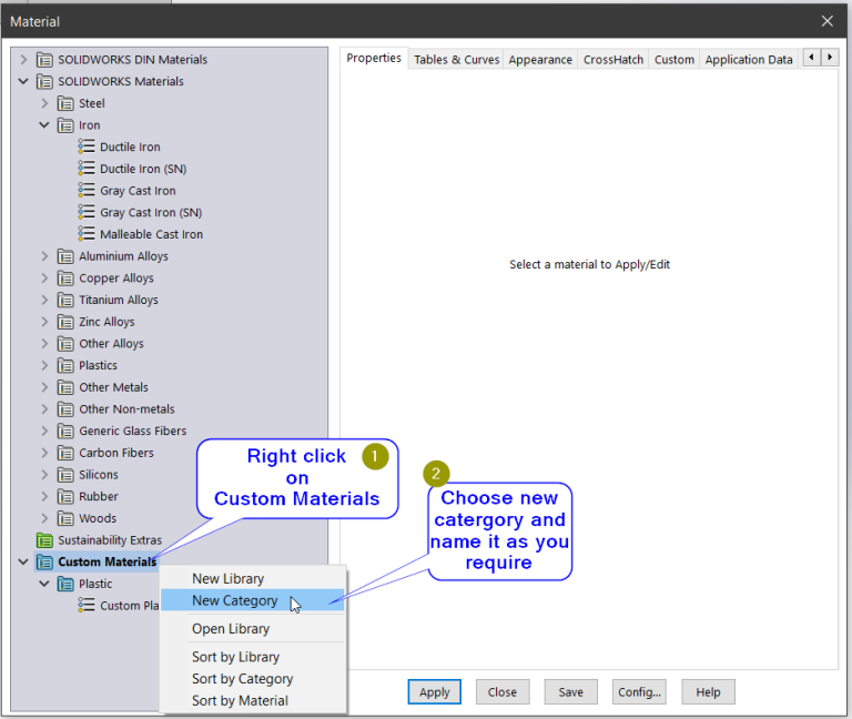 How To Create A Custom Material In Solidworks Central Innovation