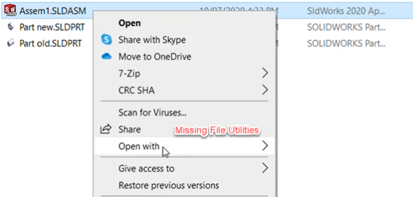 Using Solidworks File Utilities - Central Innovation