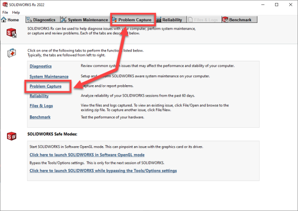 SOLIDWORKS RX – Problem Capture - Central Innovation
